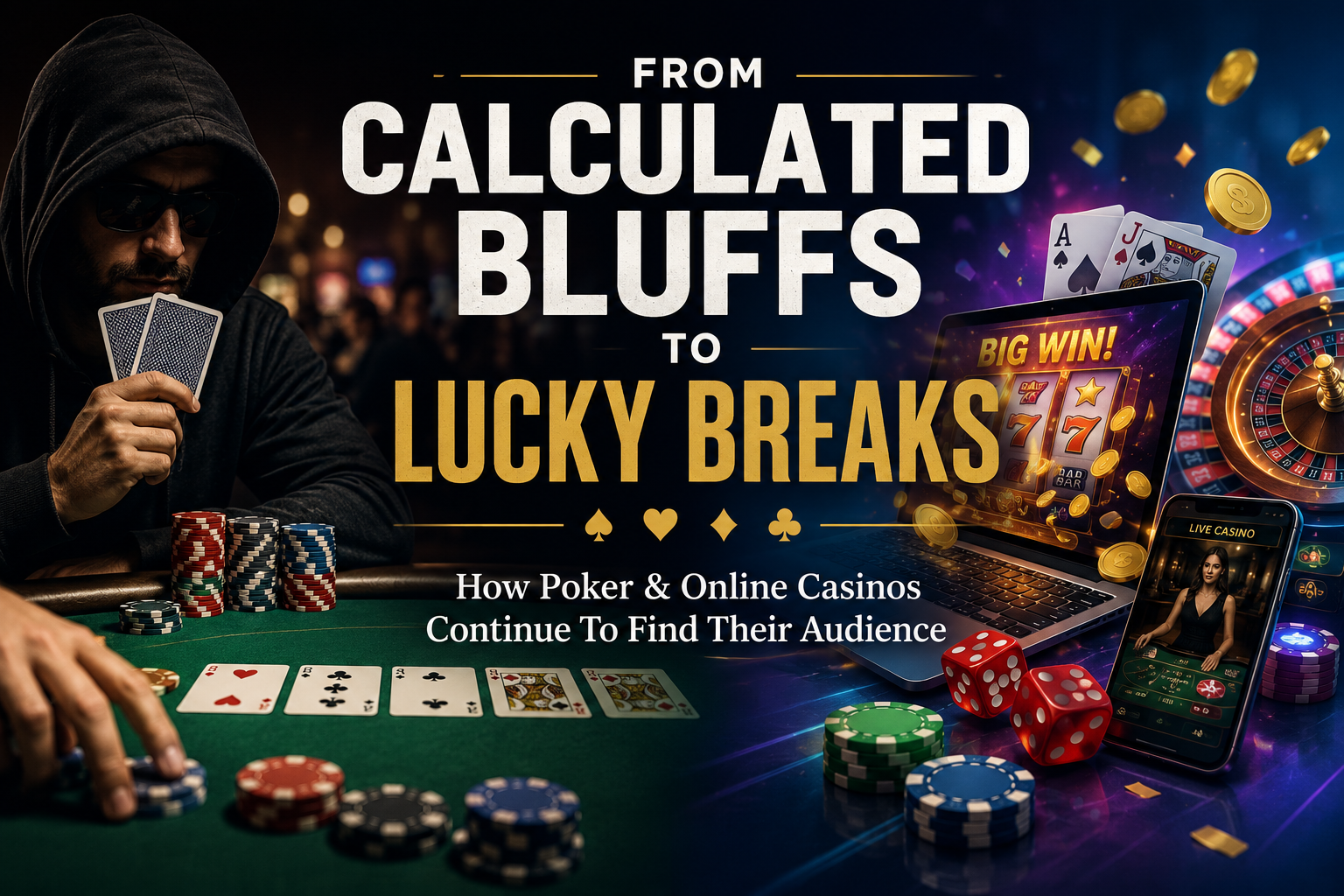 From Calculated Bluffs To Lucky Breaks: How Poker & Online Casinos ...